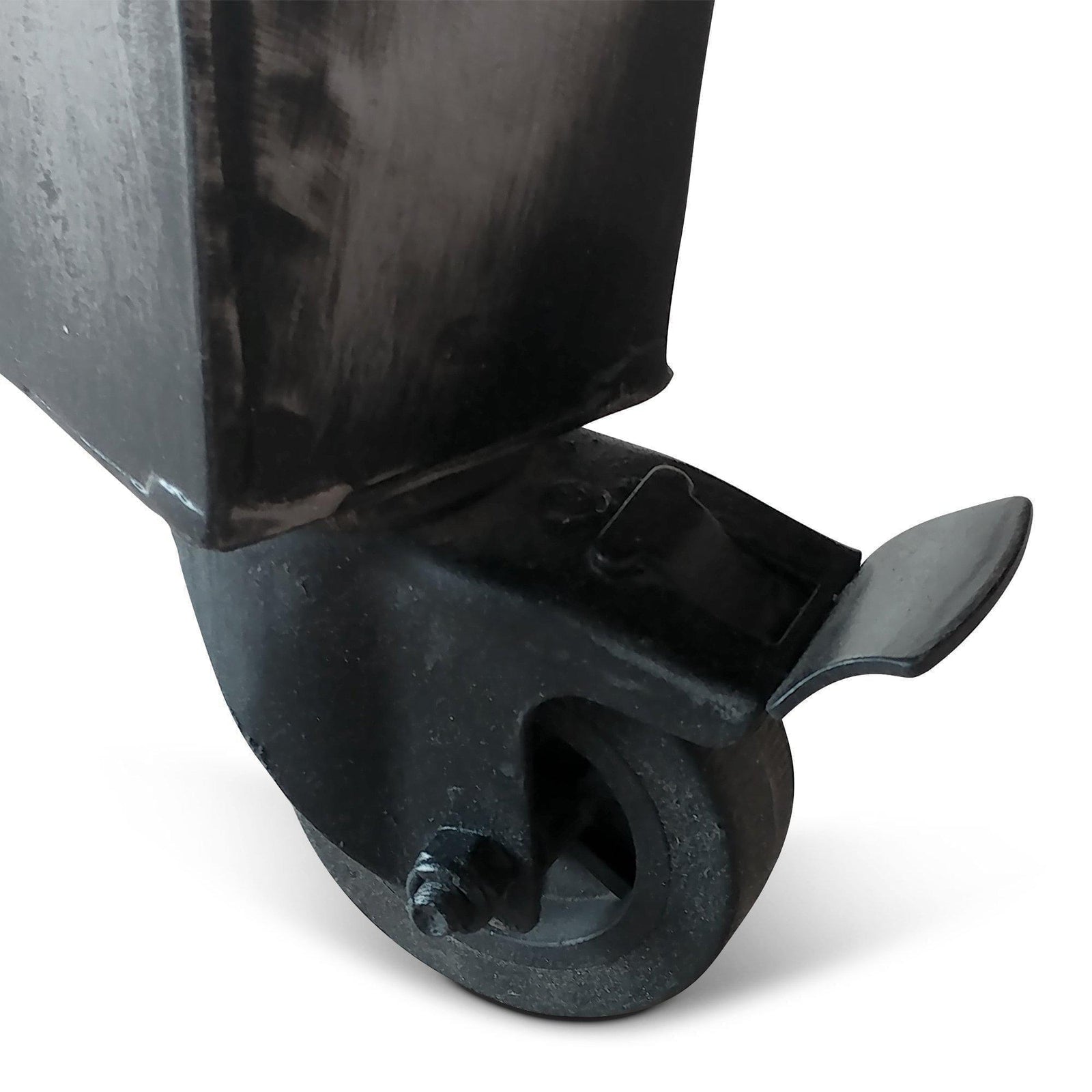 Crescent Industrial Dining Table Base - Adjustable Height - Casters ...