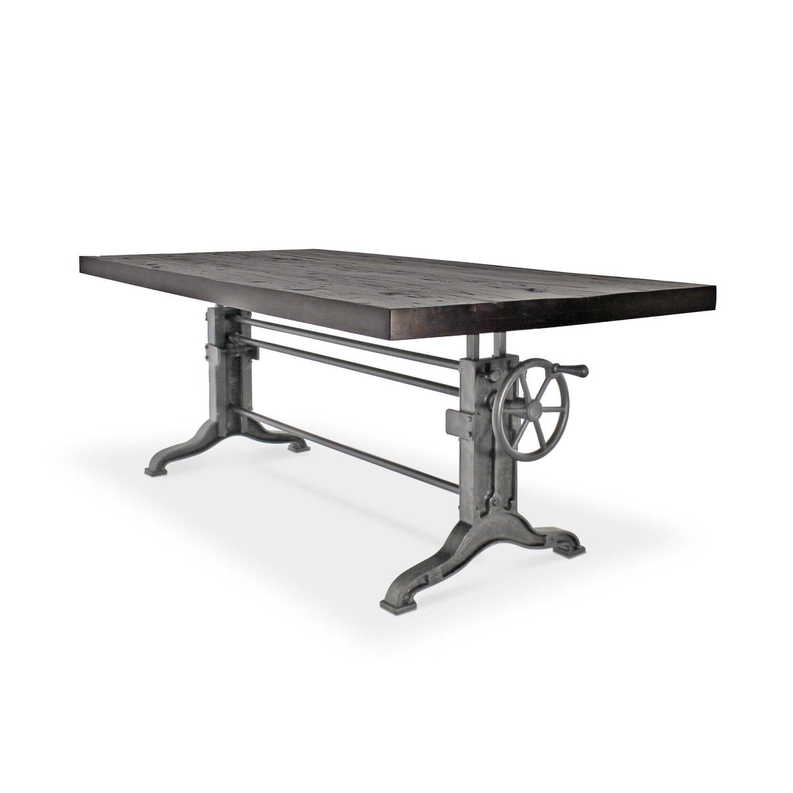 Frederick Adjustable Height Dining Table Desk - Cast Iron - Rustic ...