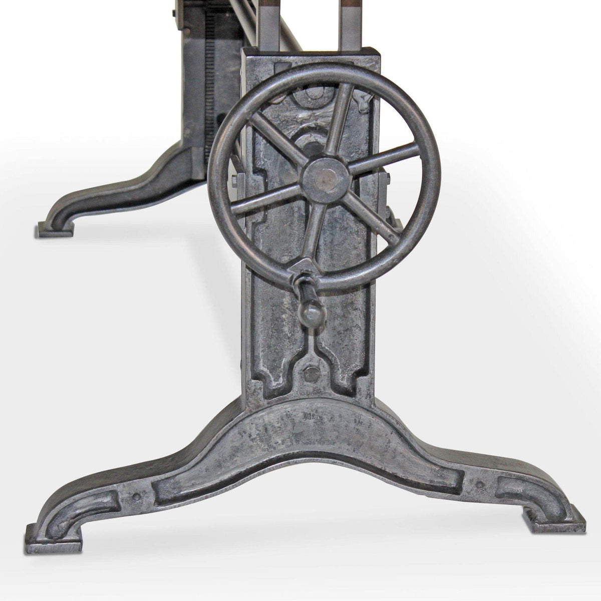 Frederick Adjustable Height Dining Table Desk - Cast Iron - Rustic ...