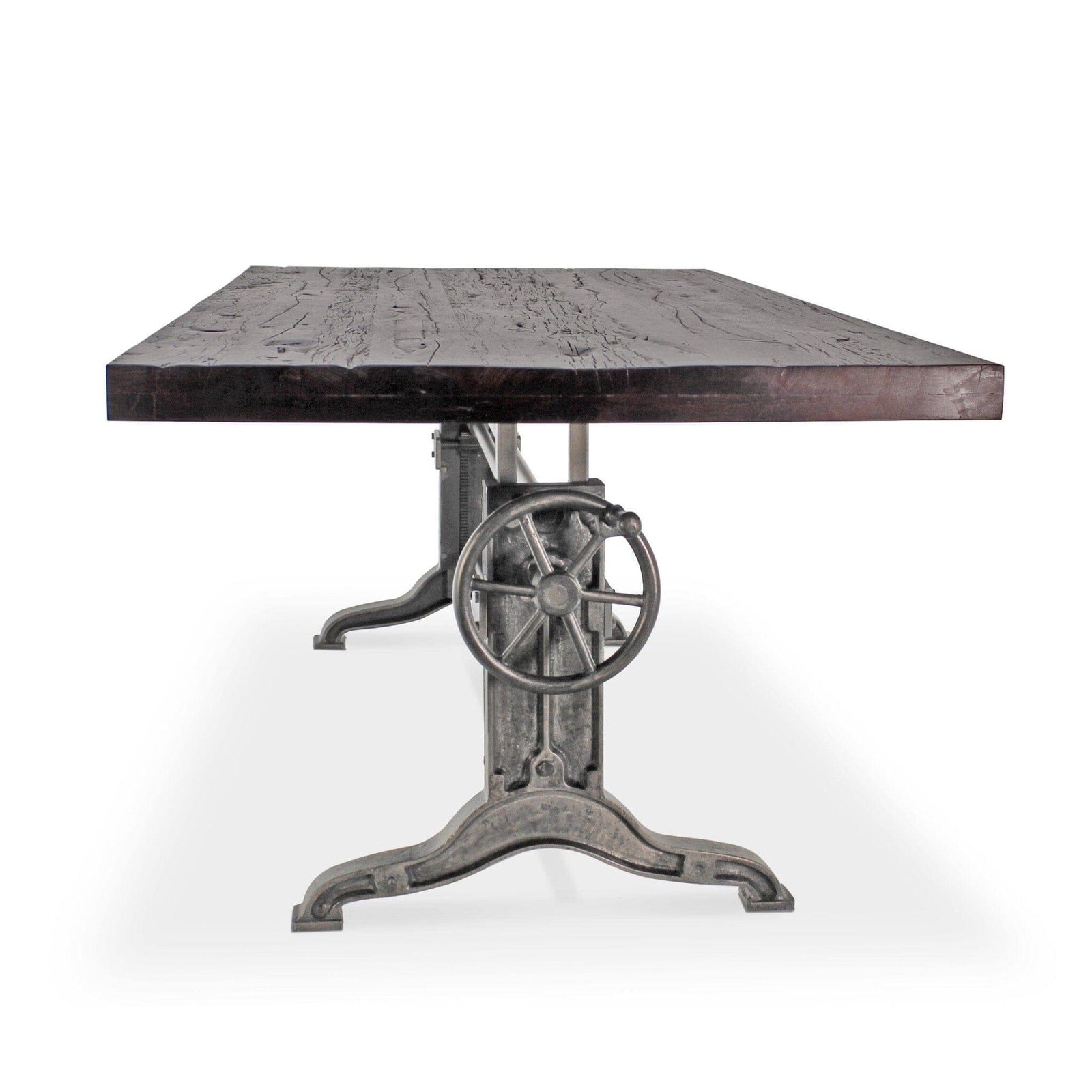 Frederick Adjustable Height Dining Table Desk - Cast Iron - Rustic ...