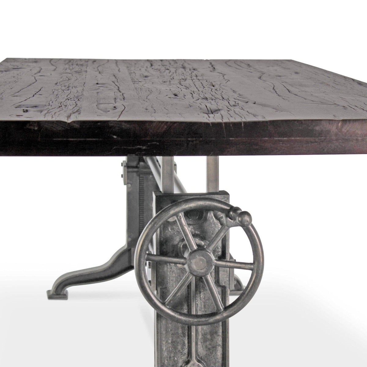 Frederick Adjustable Height Dining Table Desk - Cast Iron - Rustic ...