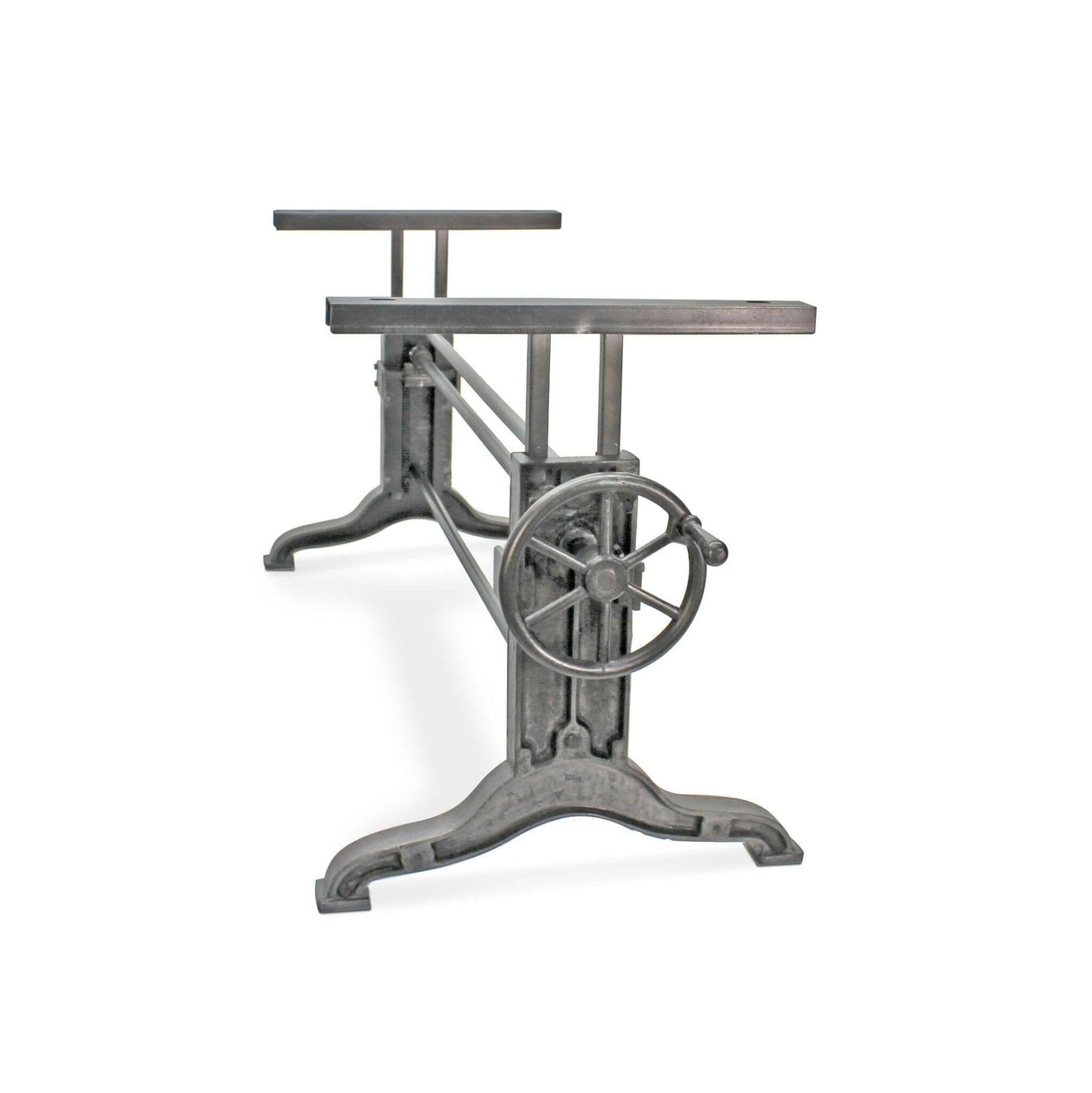 Frederick Adjustable Height Dining Table | Rustic Deco