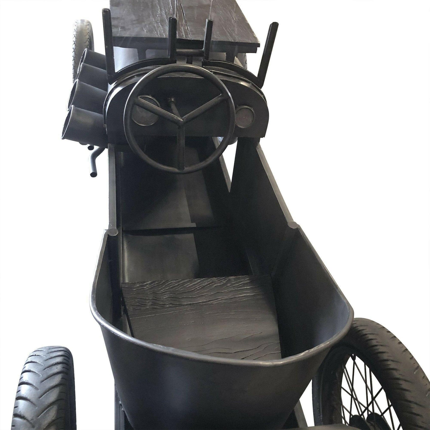 Full-size Antique Race Car Bar Cart Table - Classic Grand Prix Racer ...