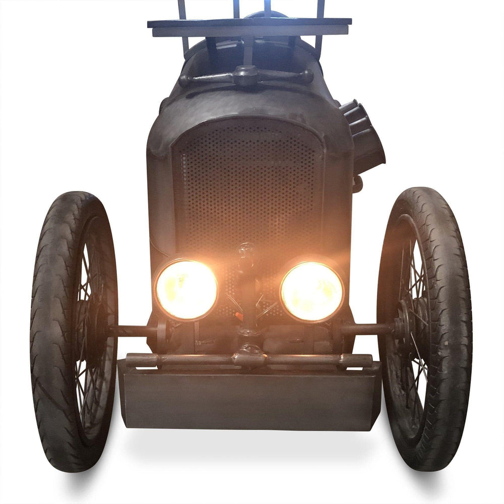 Full-size Antique Race Car Bar Cart Table - Classic Grand Prix Racer ...