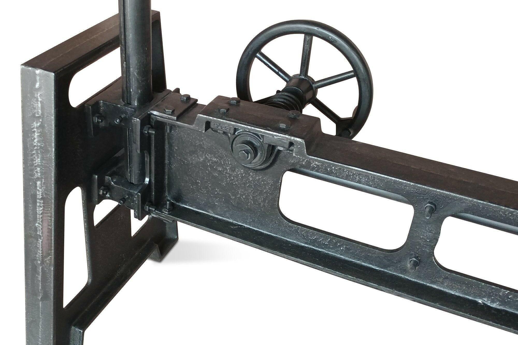 Industrial Cast Iron Crank Base | Rustic Deco
