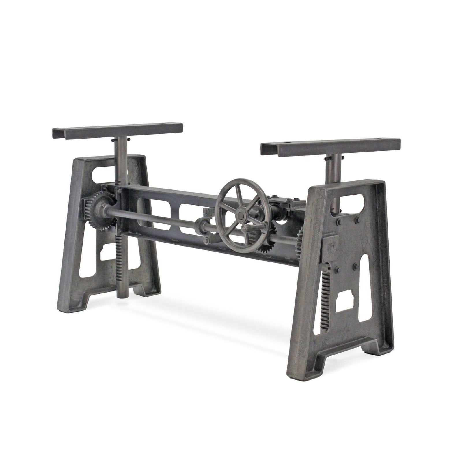 Industrial Writing Table Desk Base - Adjustable Height Sit Stand ...