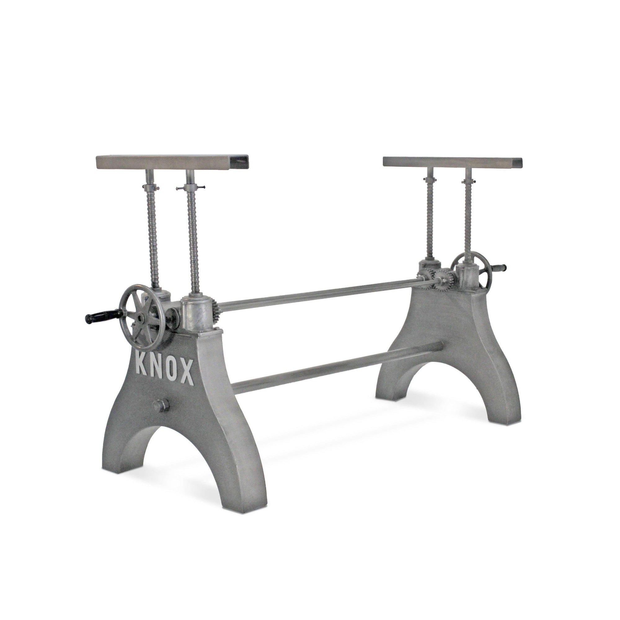 Knox Industrial Crank Dining Table Base | Rustic Deco